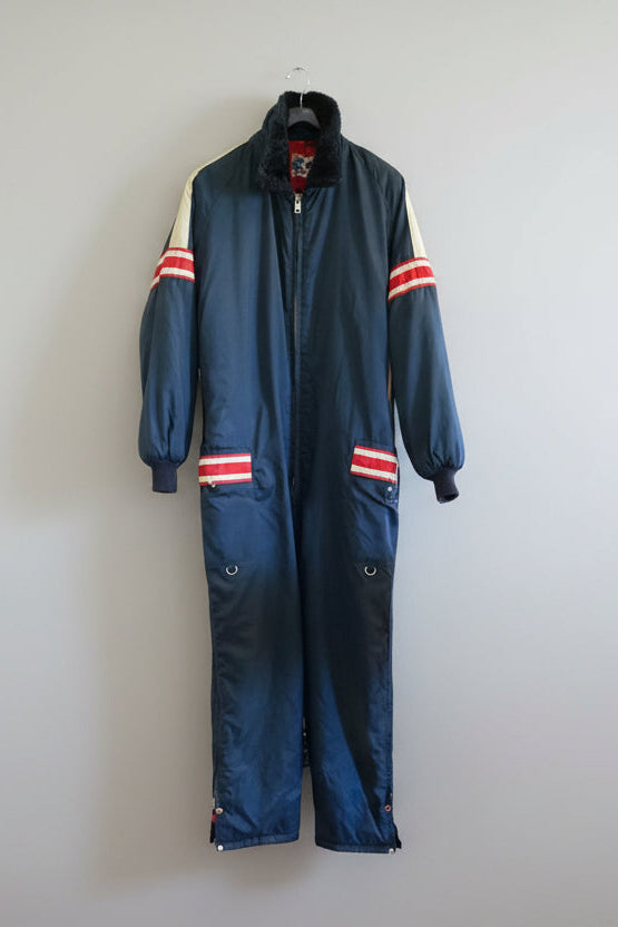 Vintage UPC Navy Blue One Piece Snow Suit – I Dream of Snow